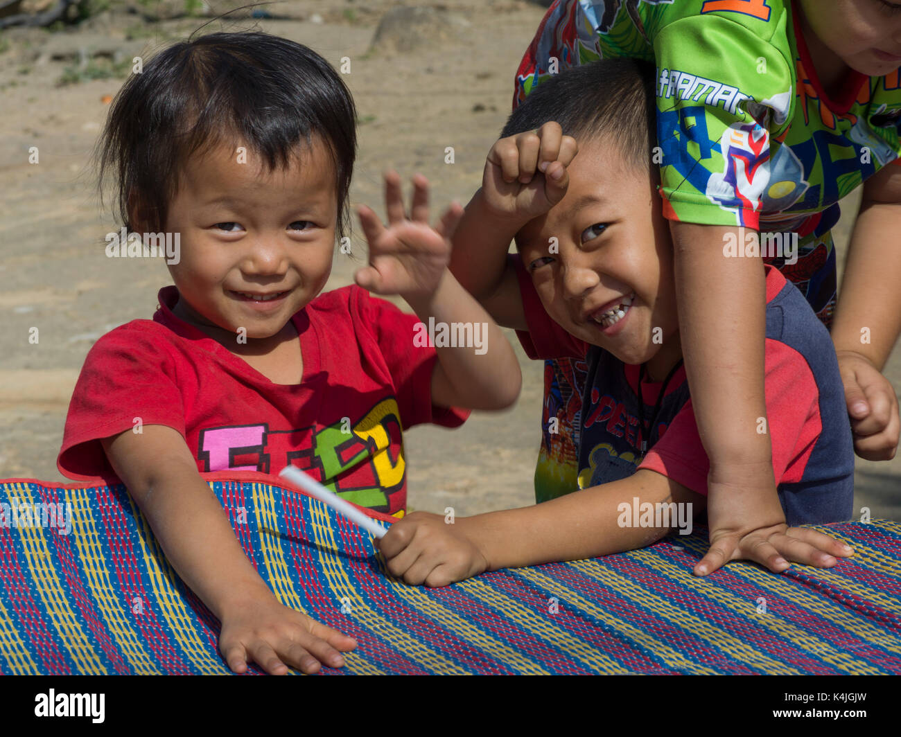 Thailand children brother sister thailand hi-res stock photography and ...
