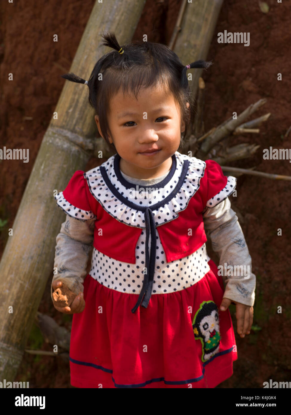 Girl smiling, Chiang Rai, Thailand Stock Photo - Alamy
