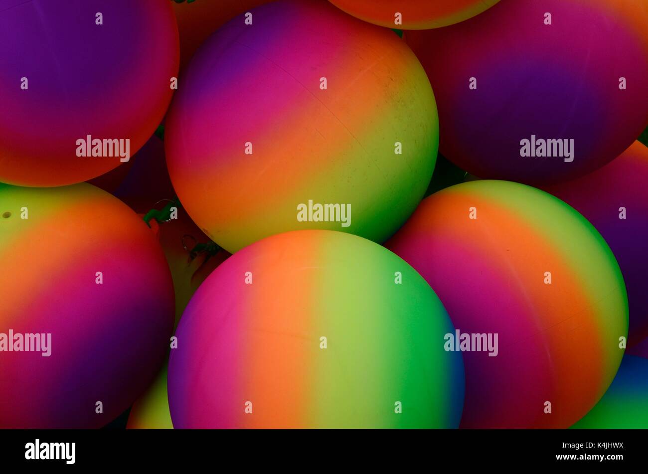 colourful multi coloured balloons for sale close up Stock Photo - Alamy