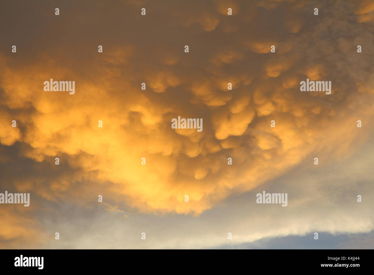 nice cloud pattern in sunset time Stock Photo - Alamy
