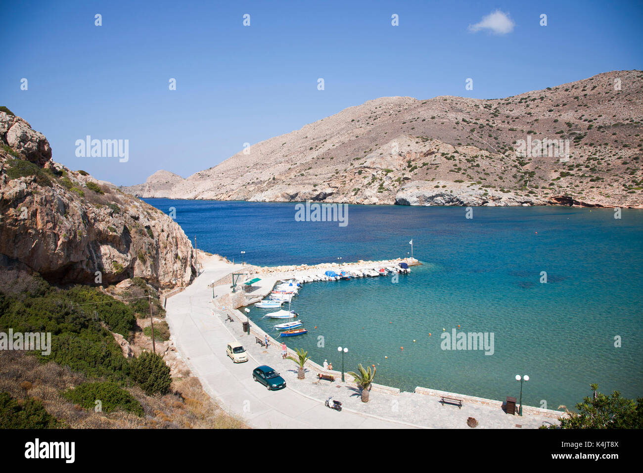 Galissas beach, Galissas area, Syros island, Cyclades, Aegean Sea ...