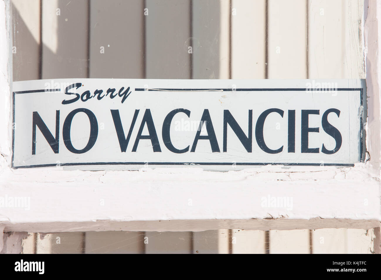 Bed and breakfast no vacancy sign hi-res stock photography and images ...