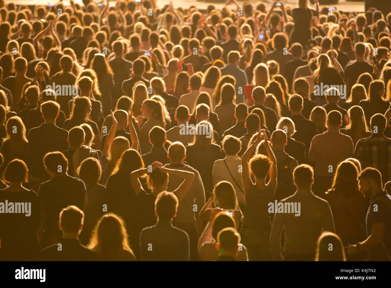 Crowd from above hi-res stock photography and images - Alamy