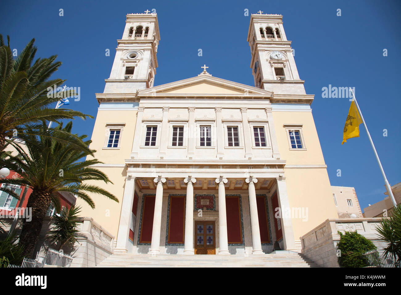 Agios Nikolaos church, Hermoupolis, Syros island, Cyclades, Aegean Sea ...