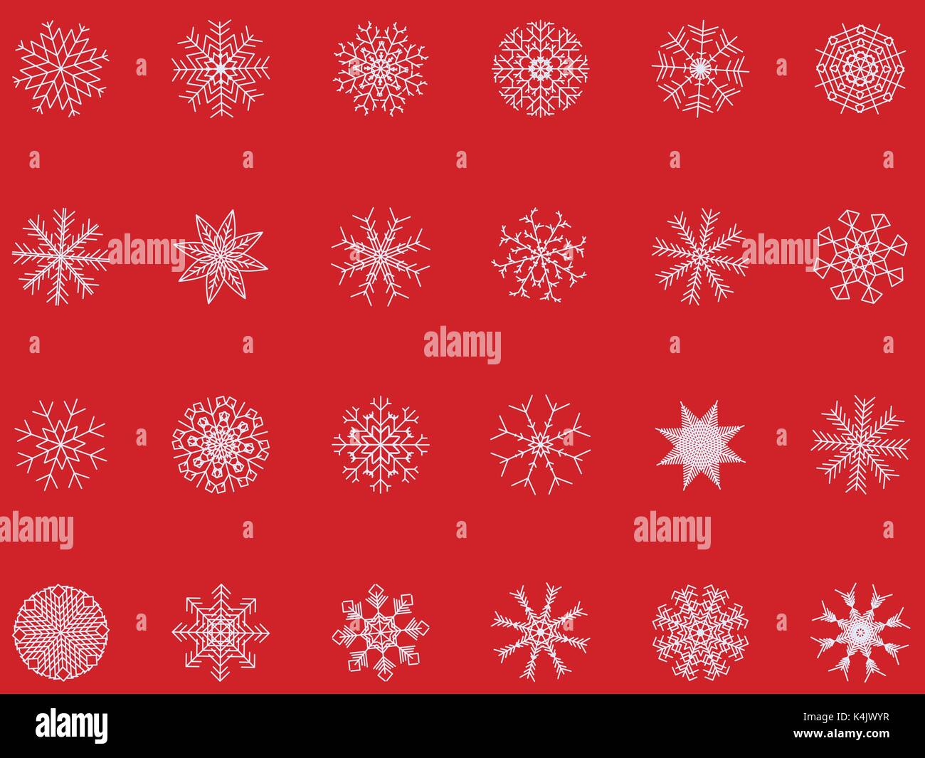 Set of vector snowflakes Stock Vector Image & Art - Alamy