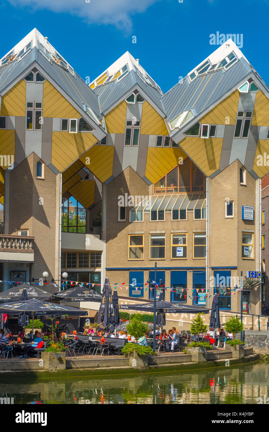 Cube houses (Pole Houses) (Tree Houses), Kubuswoningen, Rotterdam ...
