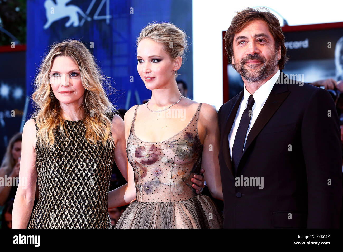 Venice, Italy. 05th Sep, 2017. Michelle Pfeiffer, Jennifer Lawrence ...