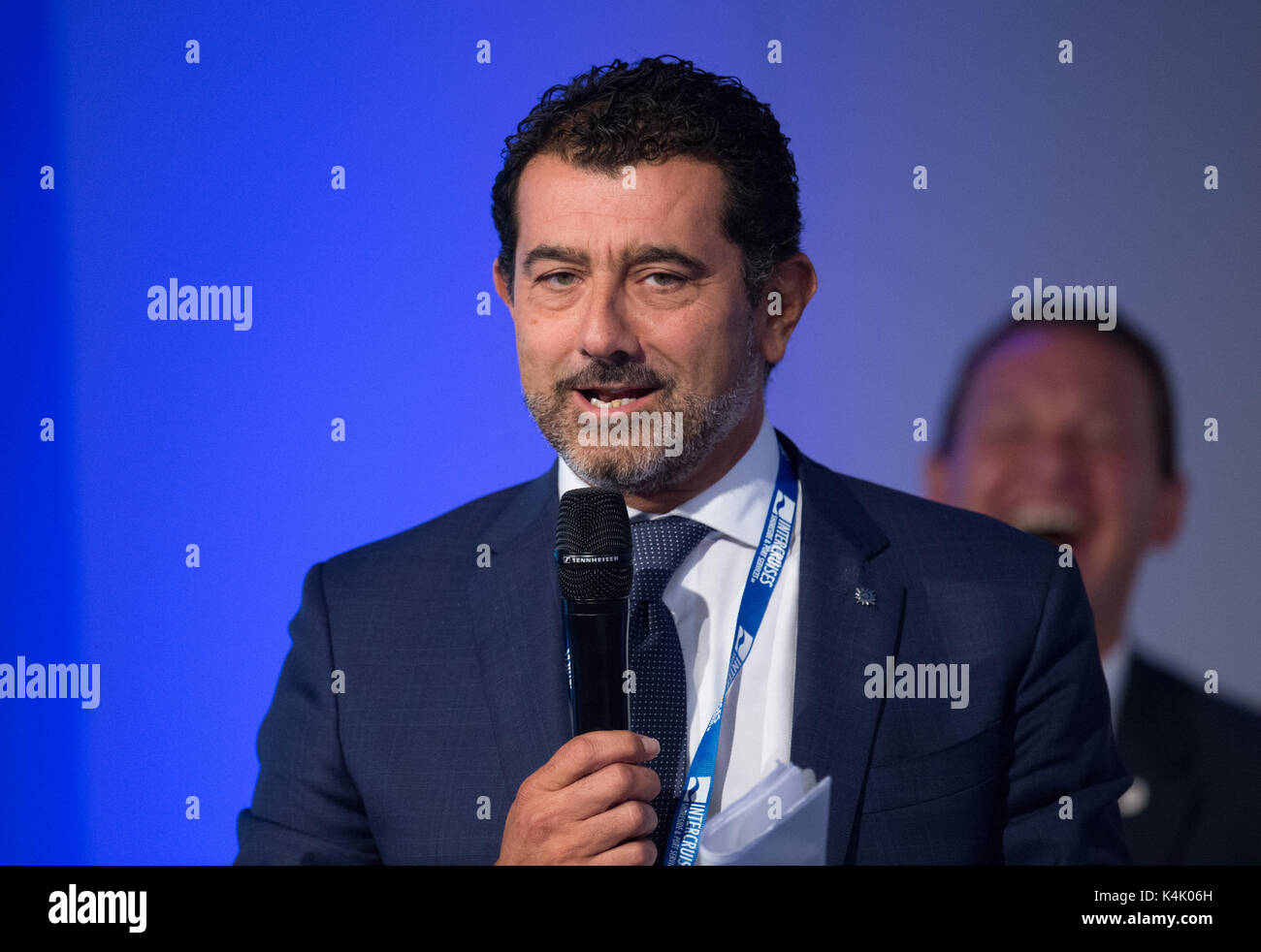 Hamburg, Germany. 6th Sep, 2017. Gianni Onorato, CEO of MSC Cruises, at ...