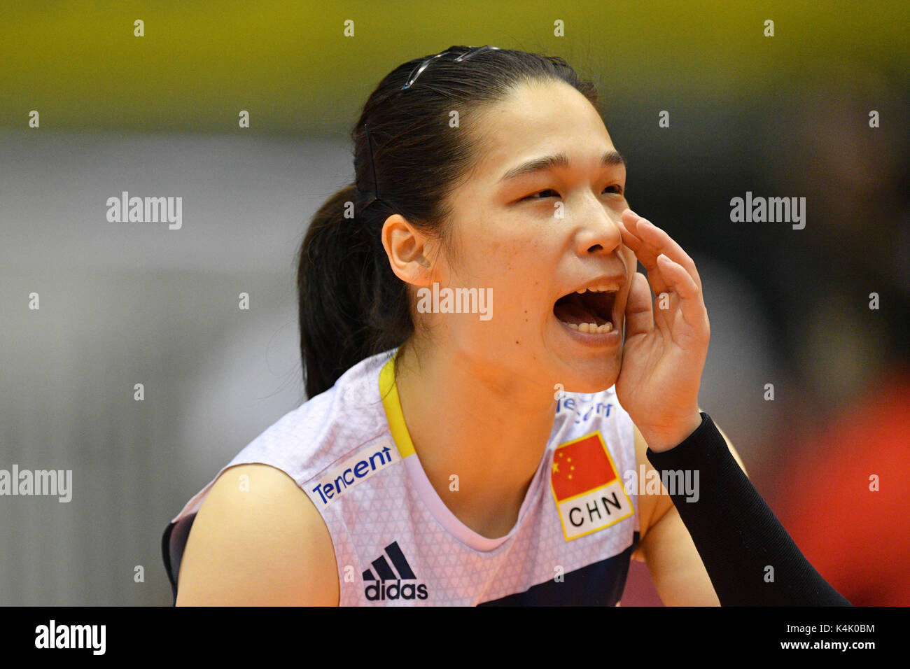 Tokyo, Japan. Credit: MATSUO. 5th Sep, 2017. Li Lin (CHN) Volleyball ...