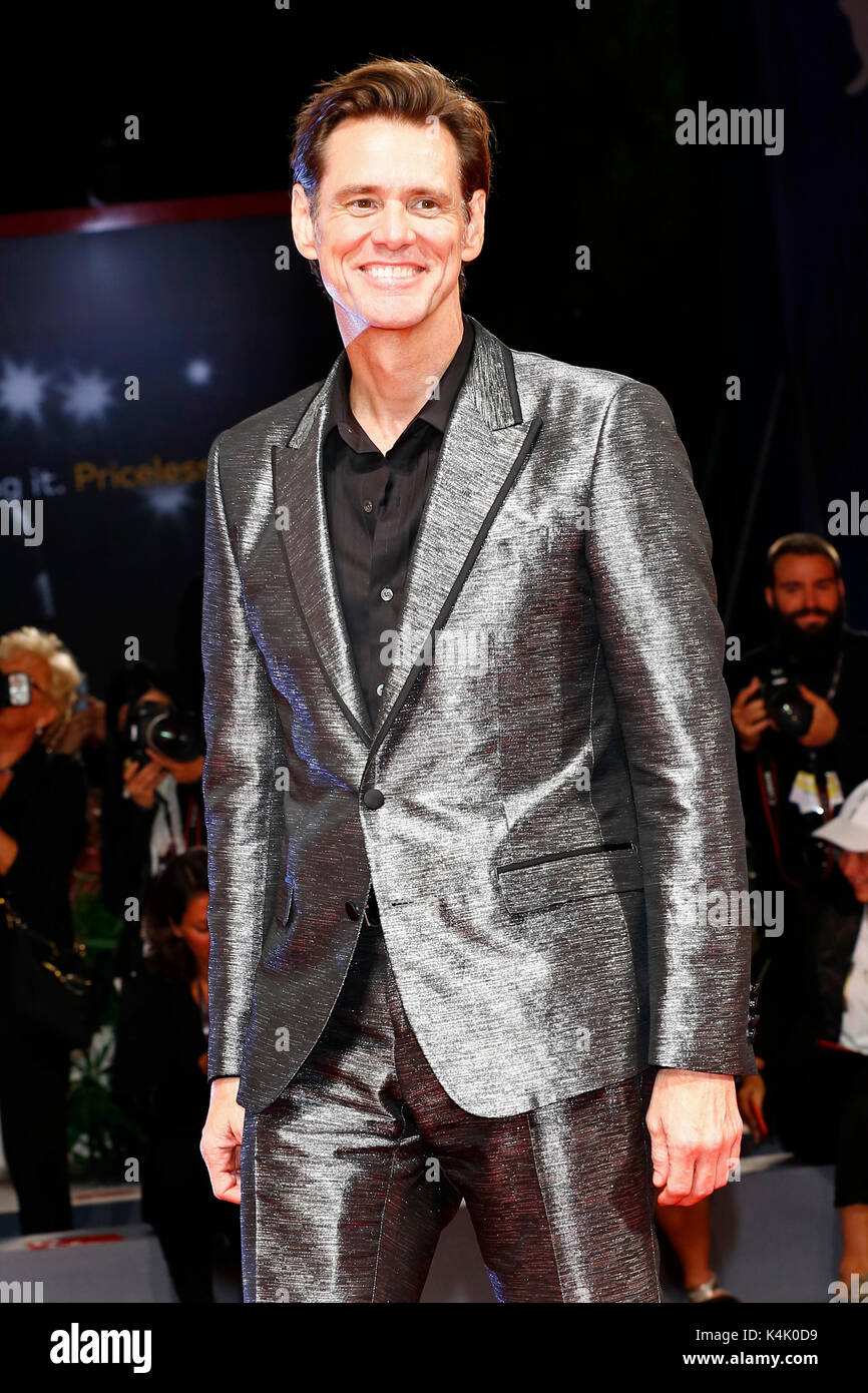 Venice Italy 05th Sep 2017 Jim Carrey Attends The Jim Andy The