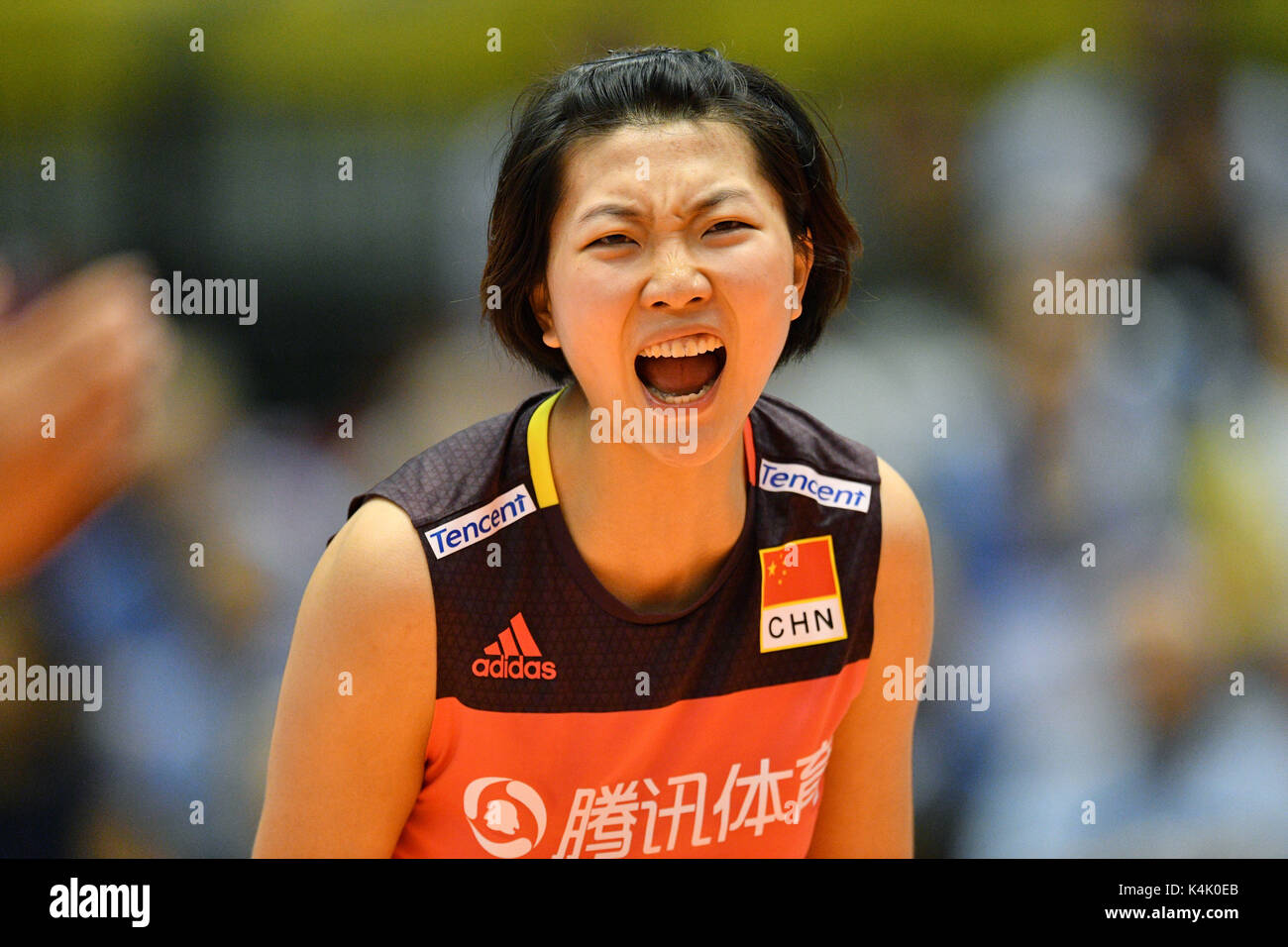 Tokyo, Japan. Credit: MATSUO. 5th Sep, 2017. Yuan Xinyue (CHN ...