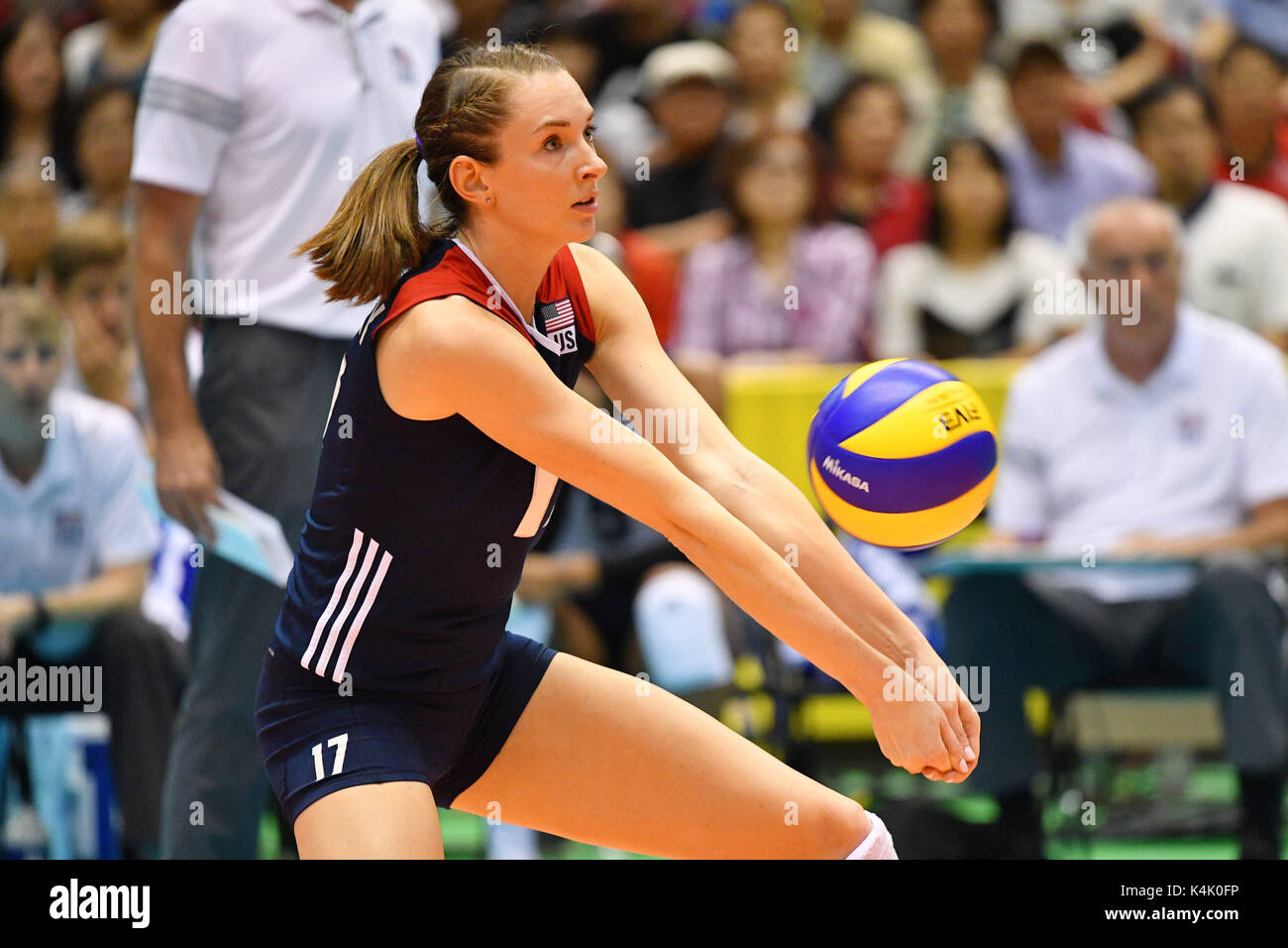 Tokyo, Japan. Credit: MATSUO. 5th Sep, 2017. Megan Courtney (USA ...