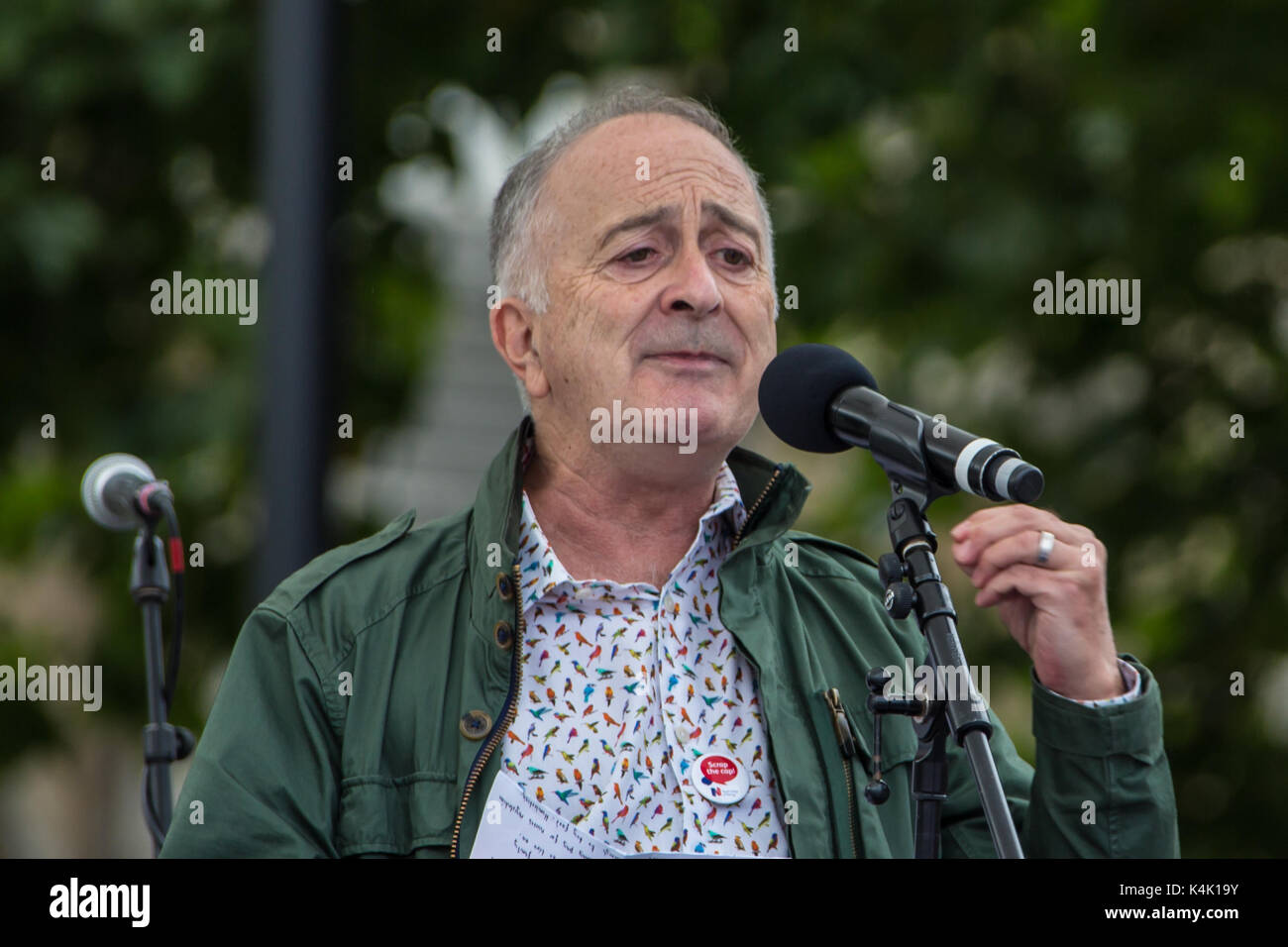 London, UK. 6th Sep, 2017. Sir Tony Robinson, actor and TV presenter ...