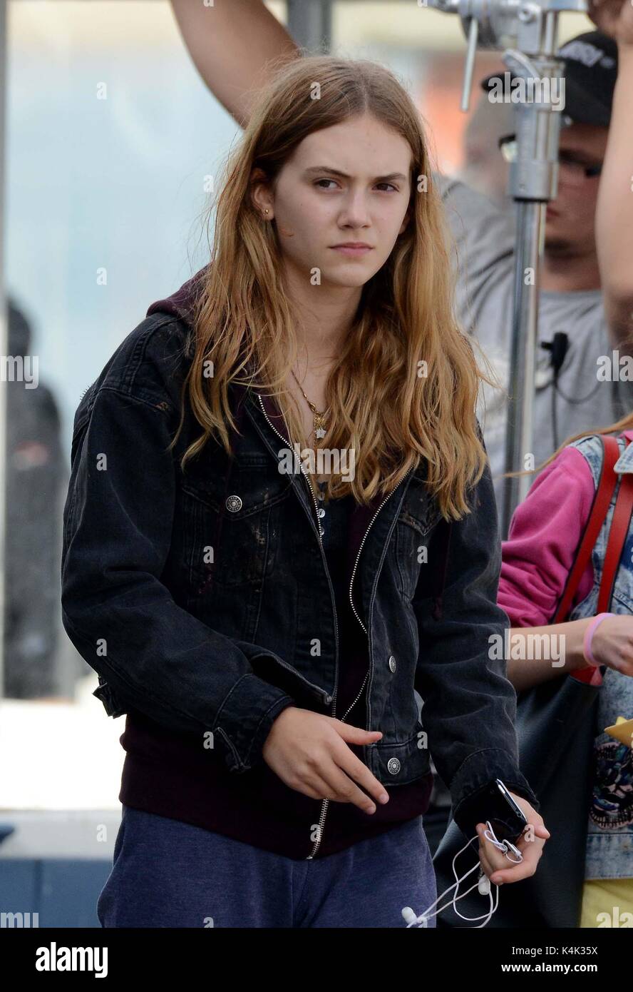 Emilia Jones, daughter of Aled Jones, filming 'Two for Joy' in Weymouth ...