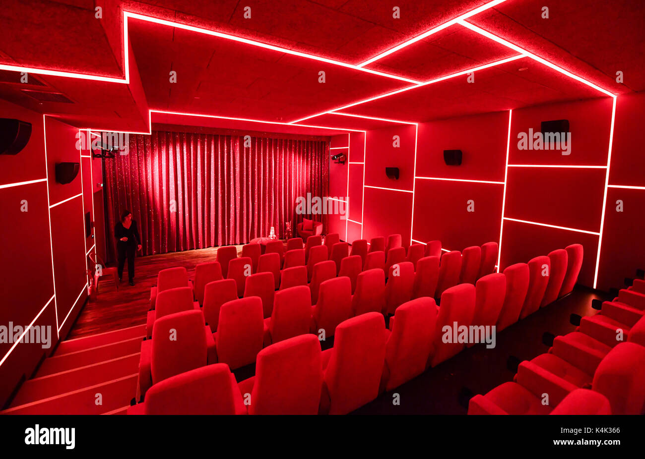Berlin, Germany. 06th Sep, 2017. One of the new cinema halls is ...