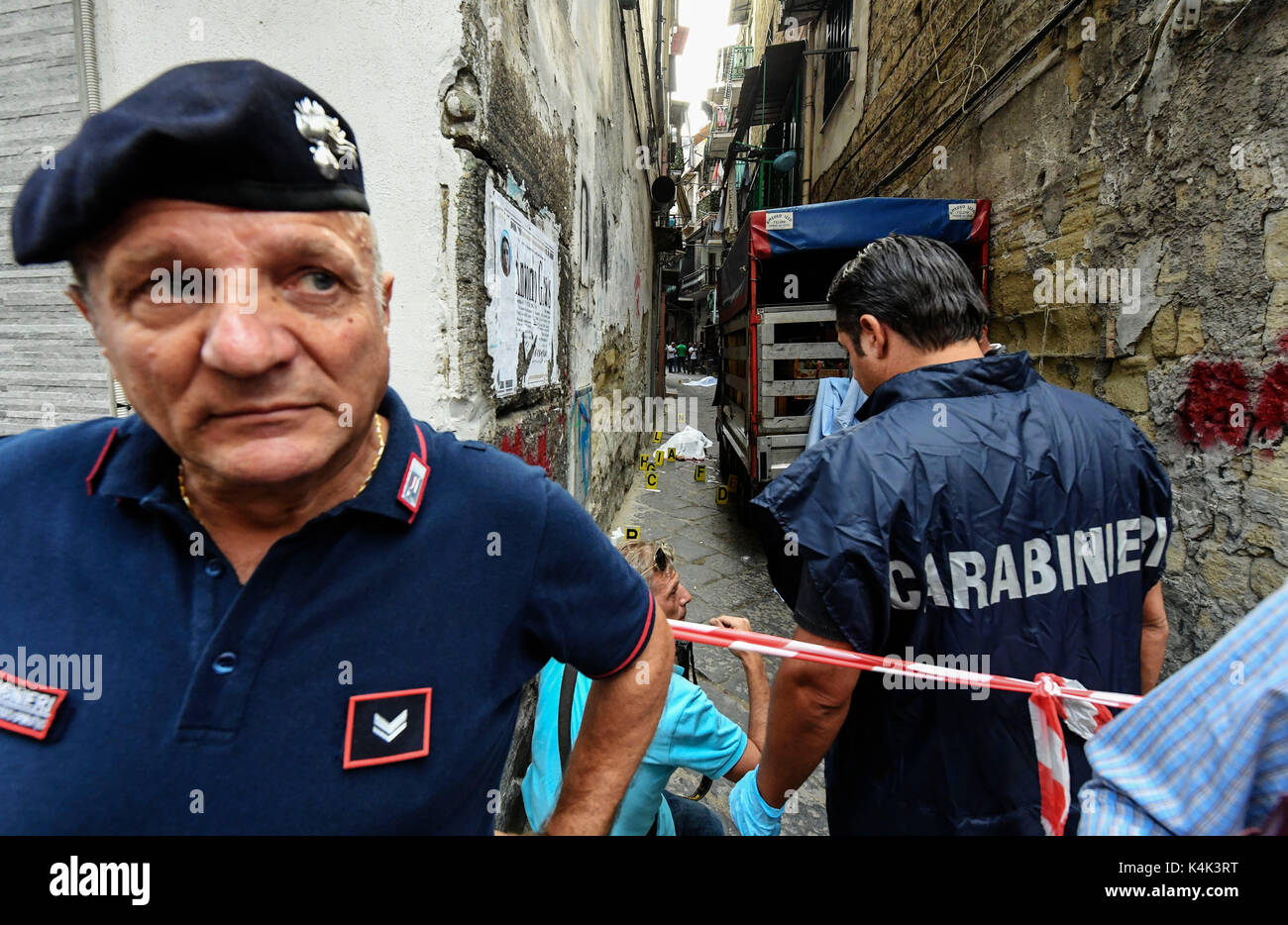 Naples, Italy. 6th September, 2017. Two Murder of Camorra in Naples ...