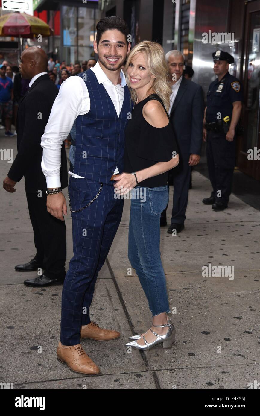 New York, NY, USA. 6th Sep, 2017. Alan Bersten, Debbie Gibson, out ...