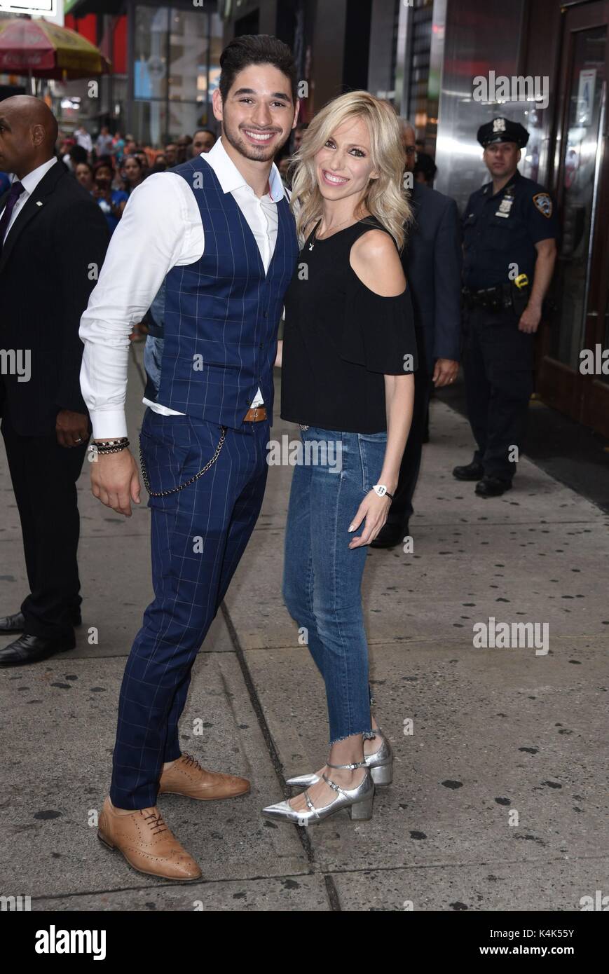 New York, NY, USA. 6th Sep, 2017. Alan Bersten, Debbie Gibson, out ...