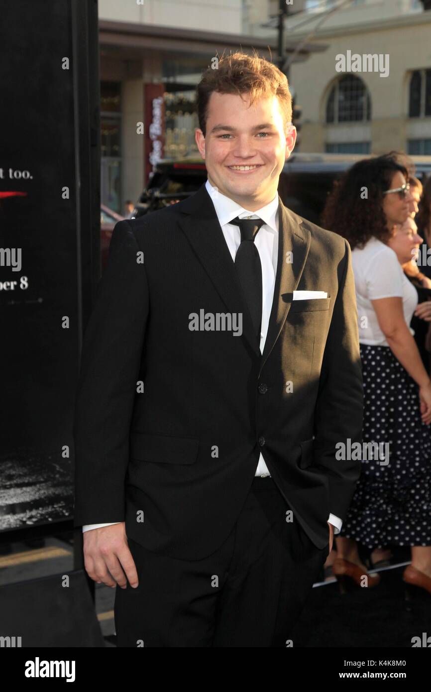 Los Angeles, CA, USA. 5th Sep, 2017. Jake Sims at arrivals for IT ...