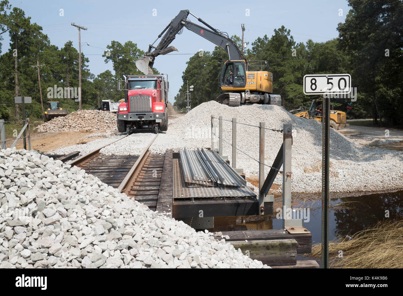 Railway track damage hi-res stock photography and images - Alamy