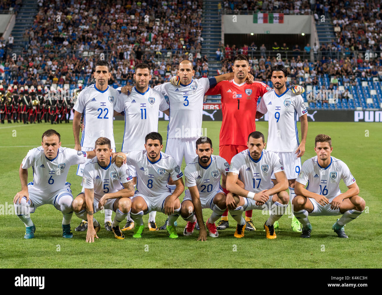 Reggio Emilia, Italy. 5th Sep, 2017. Israel team group line-up (ISR ...