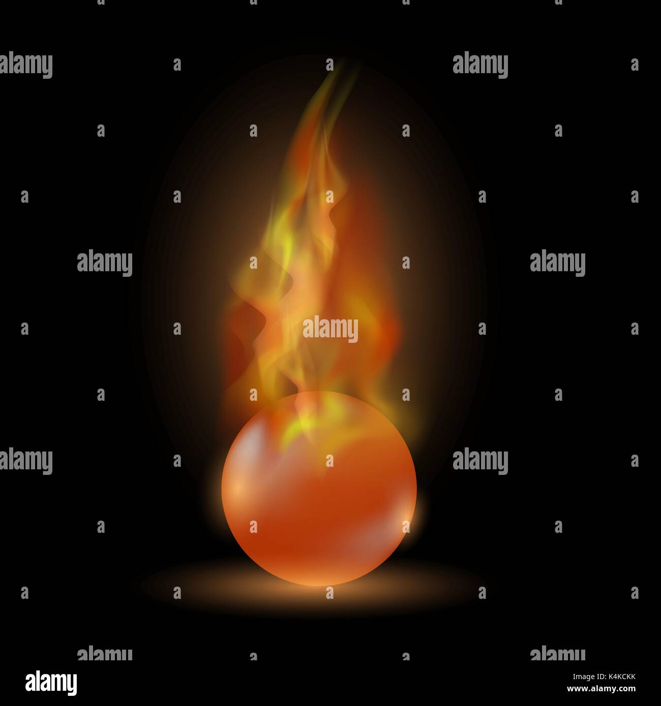 Blurred flame Stock Vector Images - Alamy