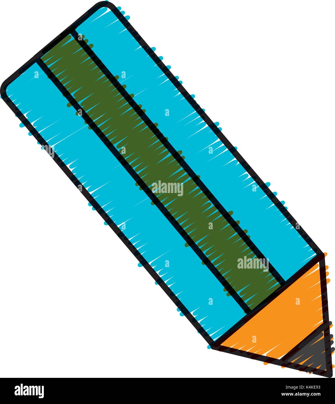 Wooden pencil color Stock Vector Image & Art - Alamy