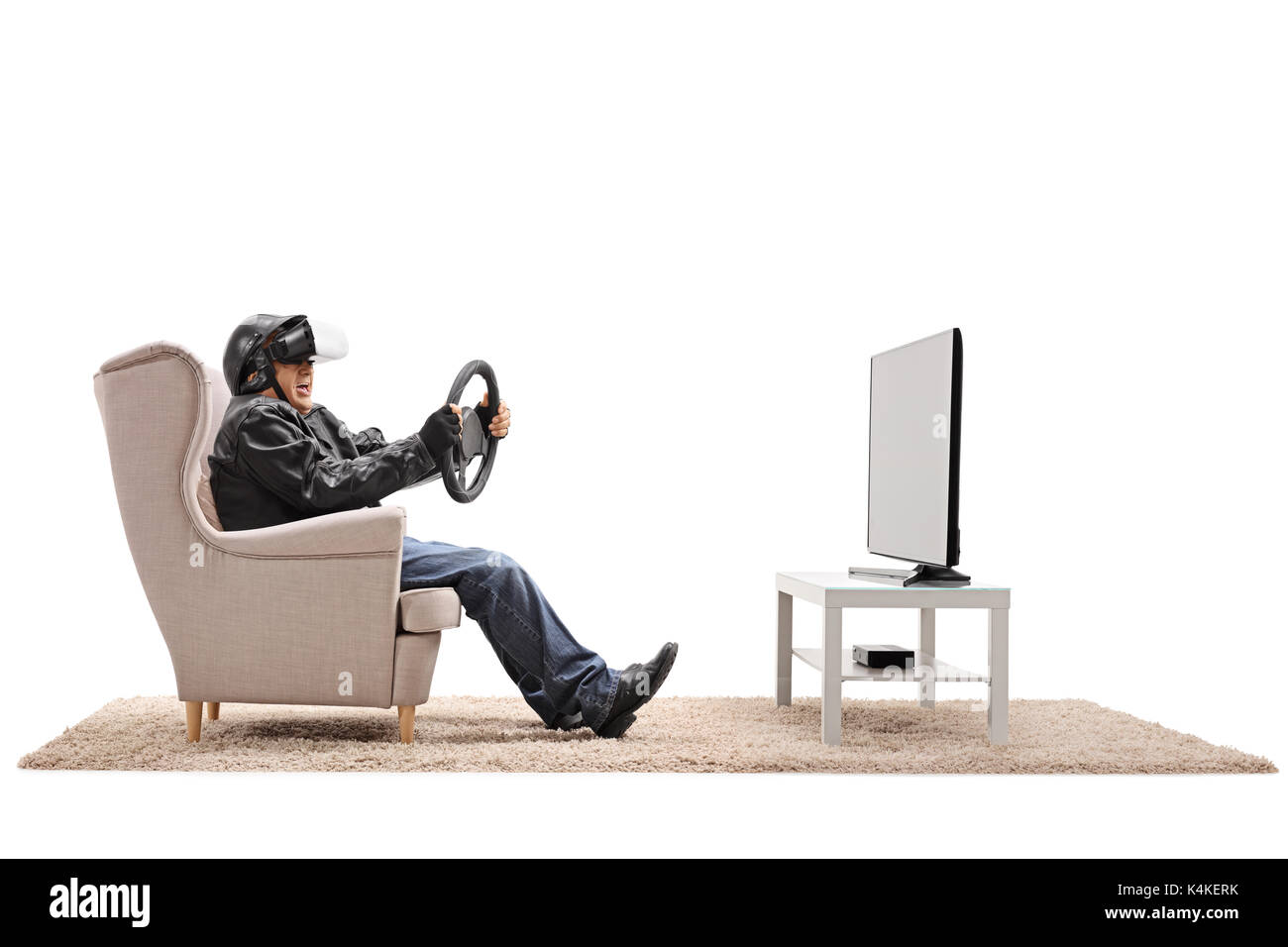 Vr headset screen Cut Out Stock Images & Pictures - Alamy