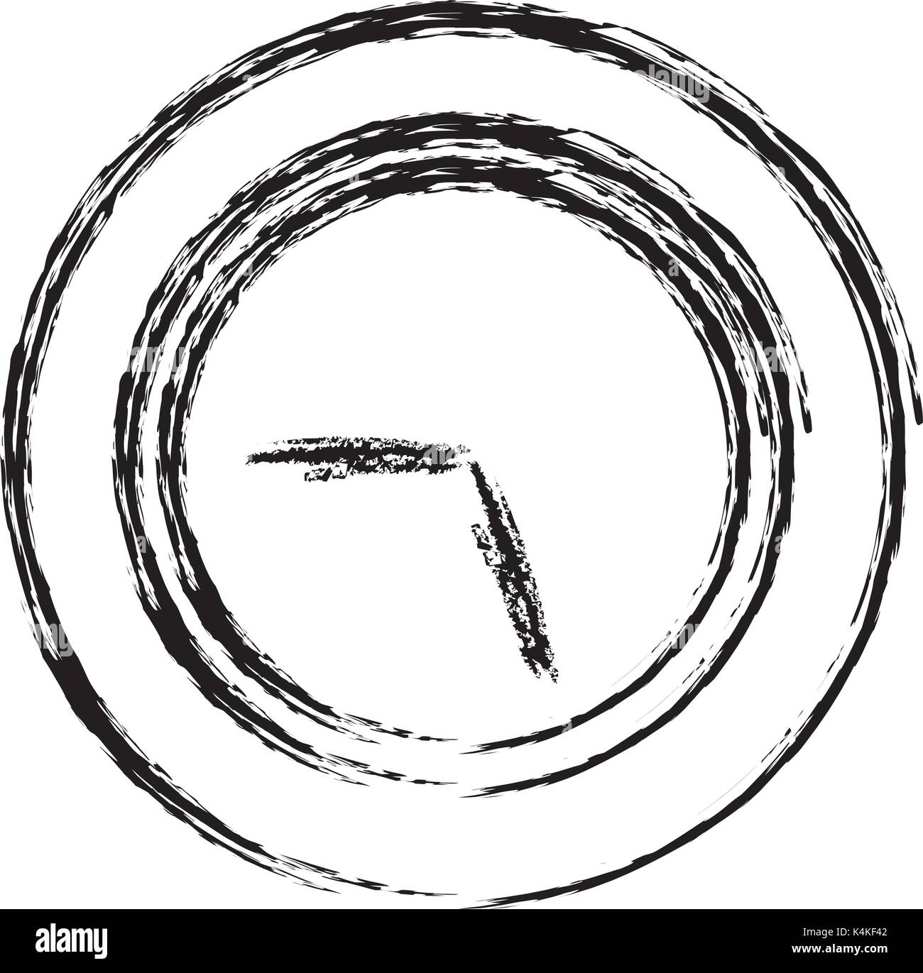 Time clock symbol Stock Vector Image & Art - Alamy