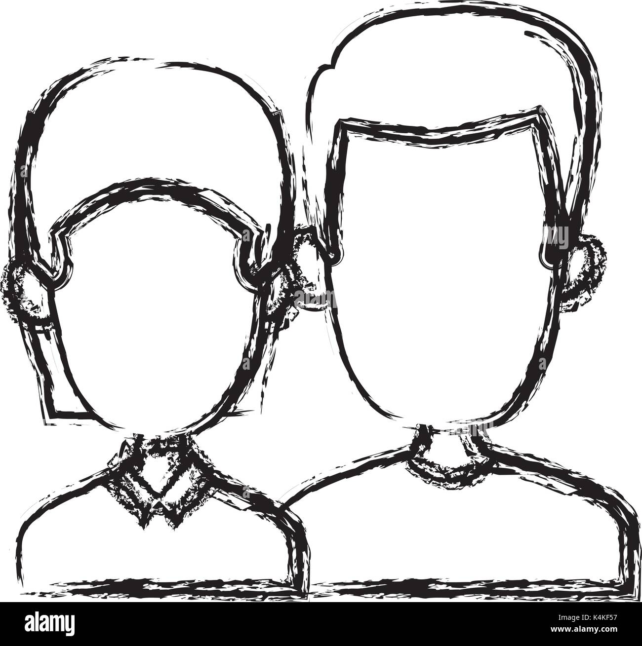 Cute couple cartoon Stock Vector Image & Art - Alamy