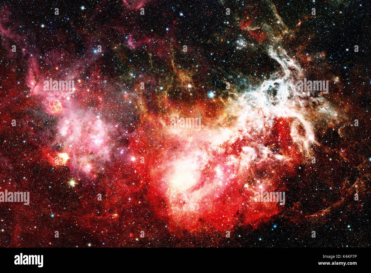 Beautiful nebula and Galaxy. Elements of this Image Furnished by NASA ...