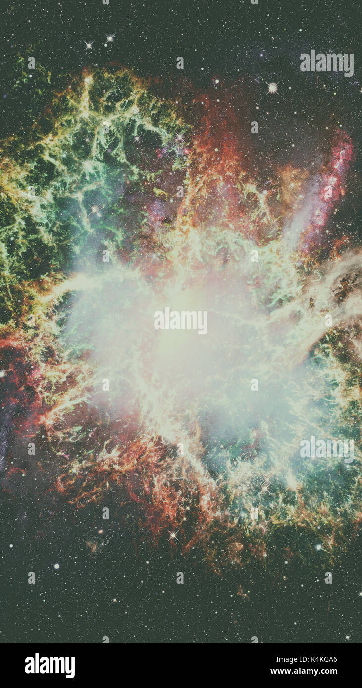 Open space filled with stars, nebulae and galaxies. Elements of this ...