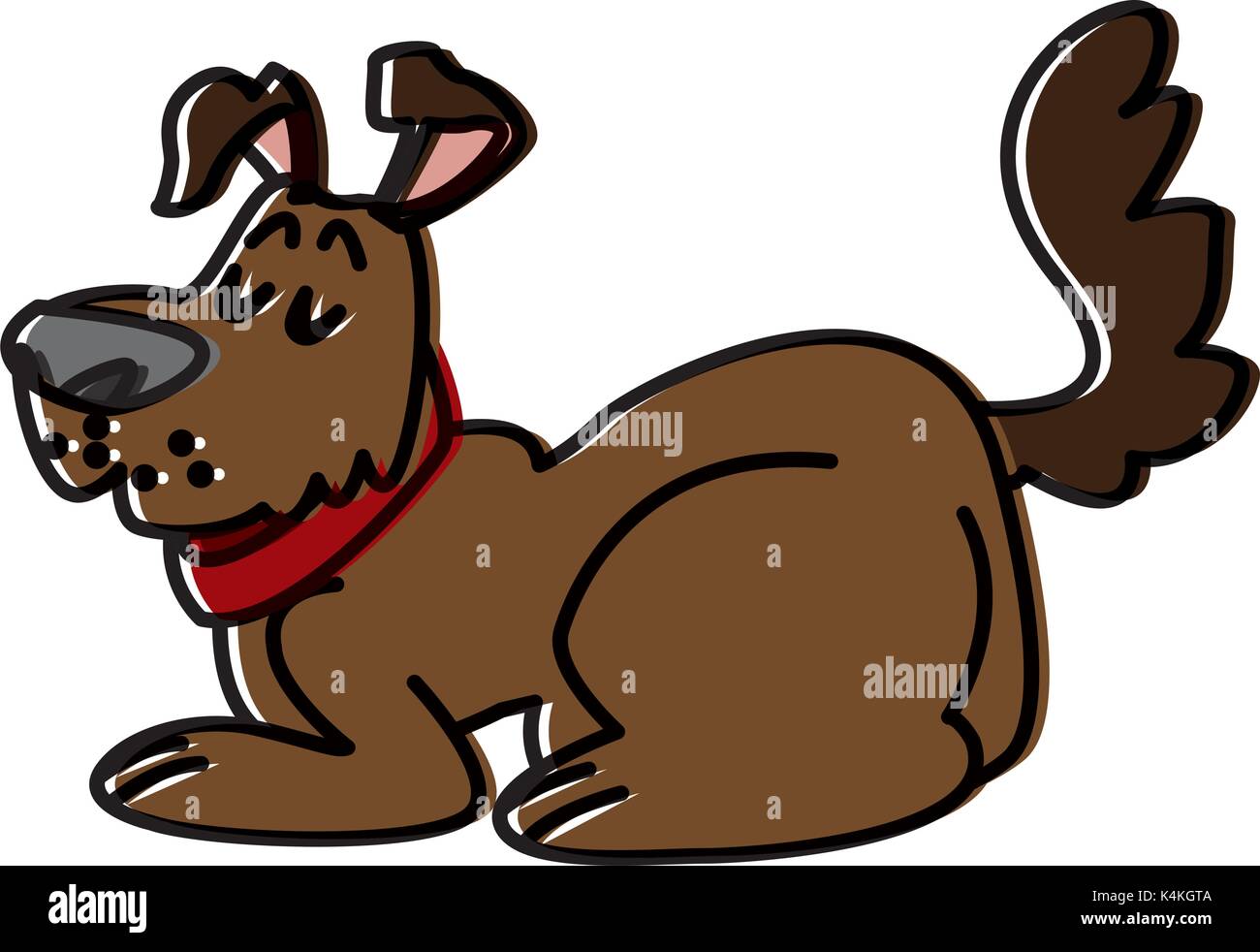 Dog pet cartoon Stock Vector Image & Art - Alamy
