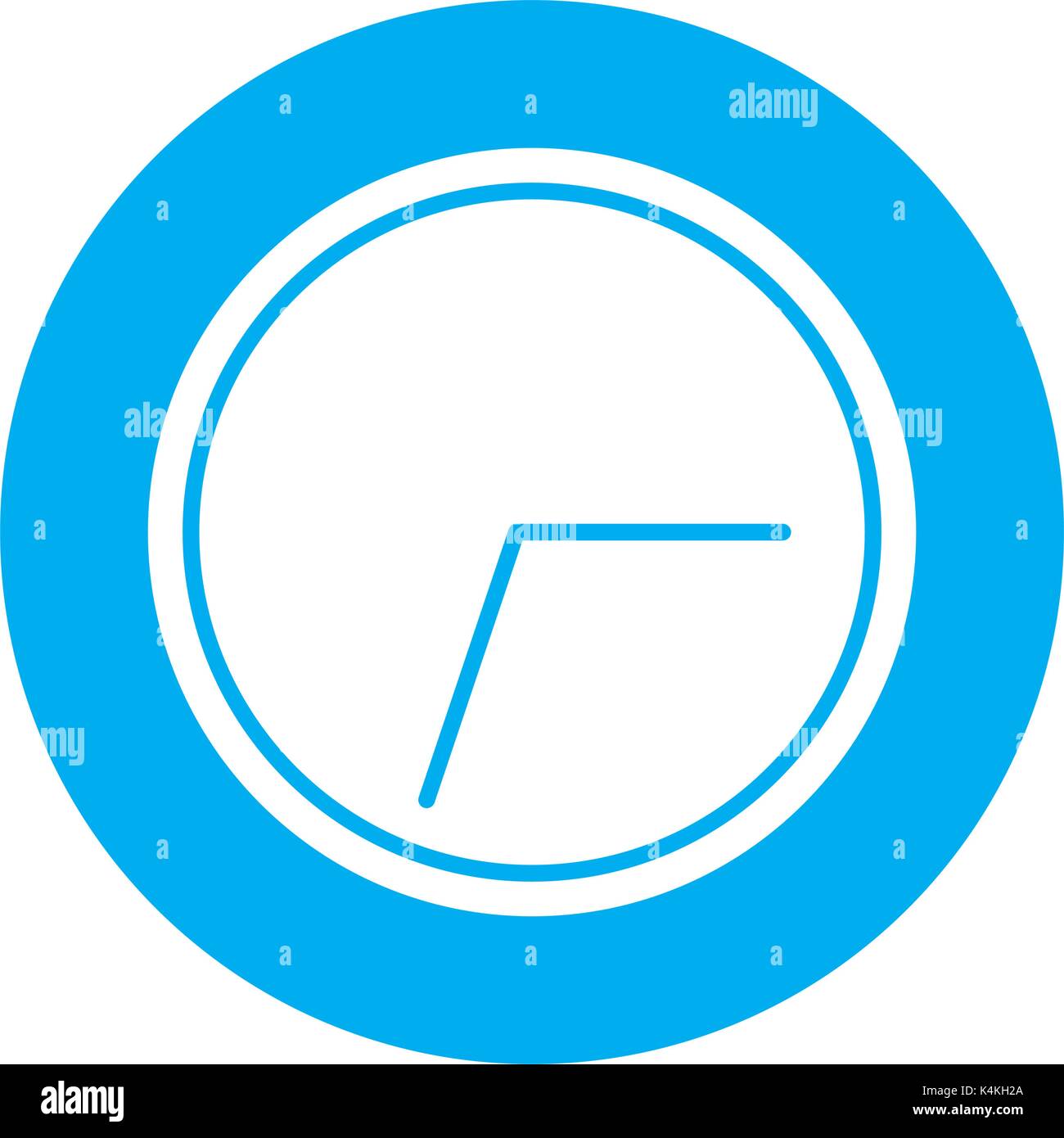 Time clock symbol Stock Vector Image & Art - Alamy