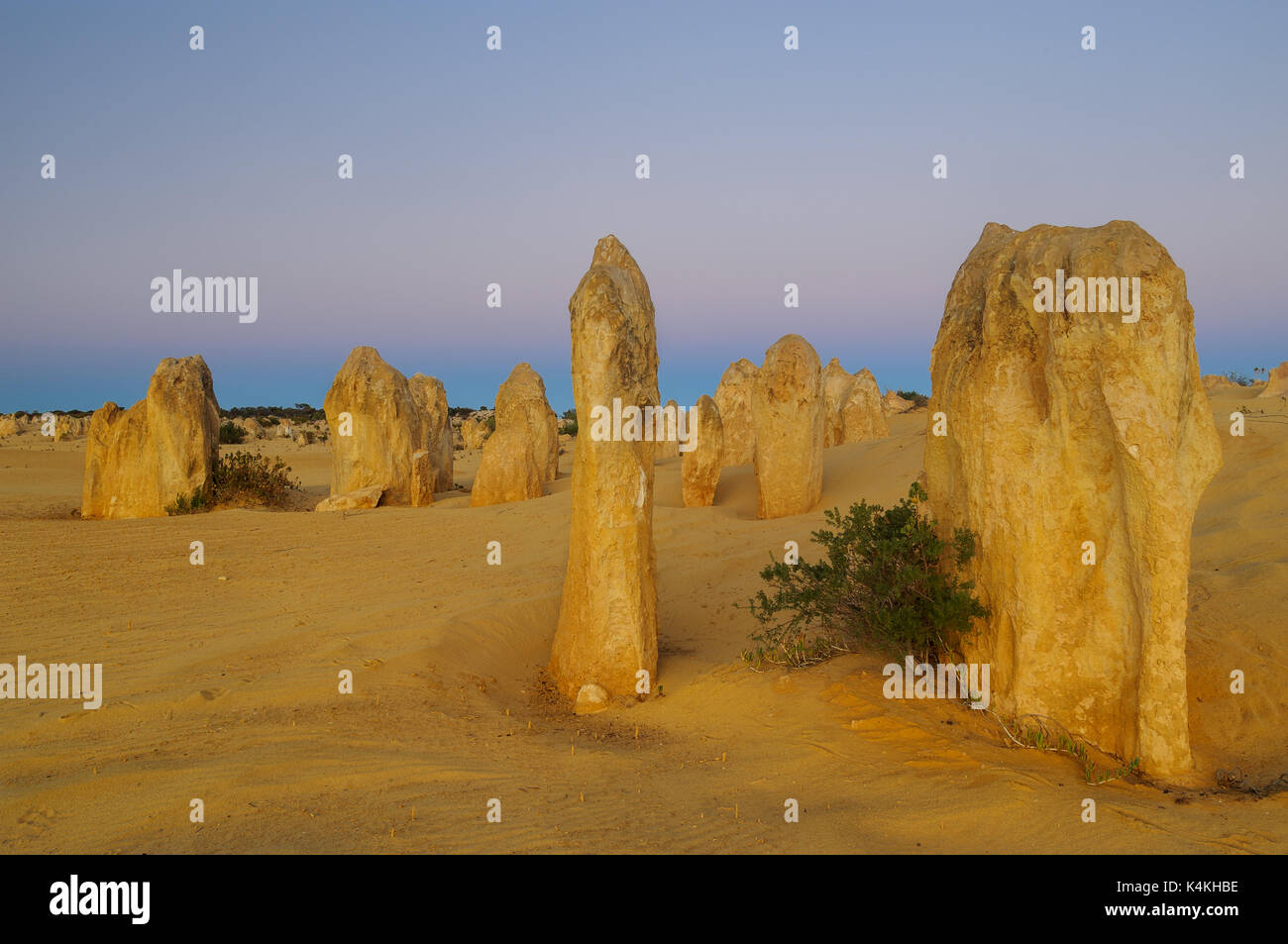 Famous Pinnacles in Nambung National Park Stock Photo - Alamy
