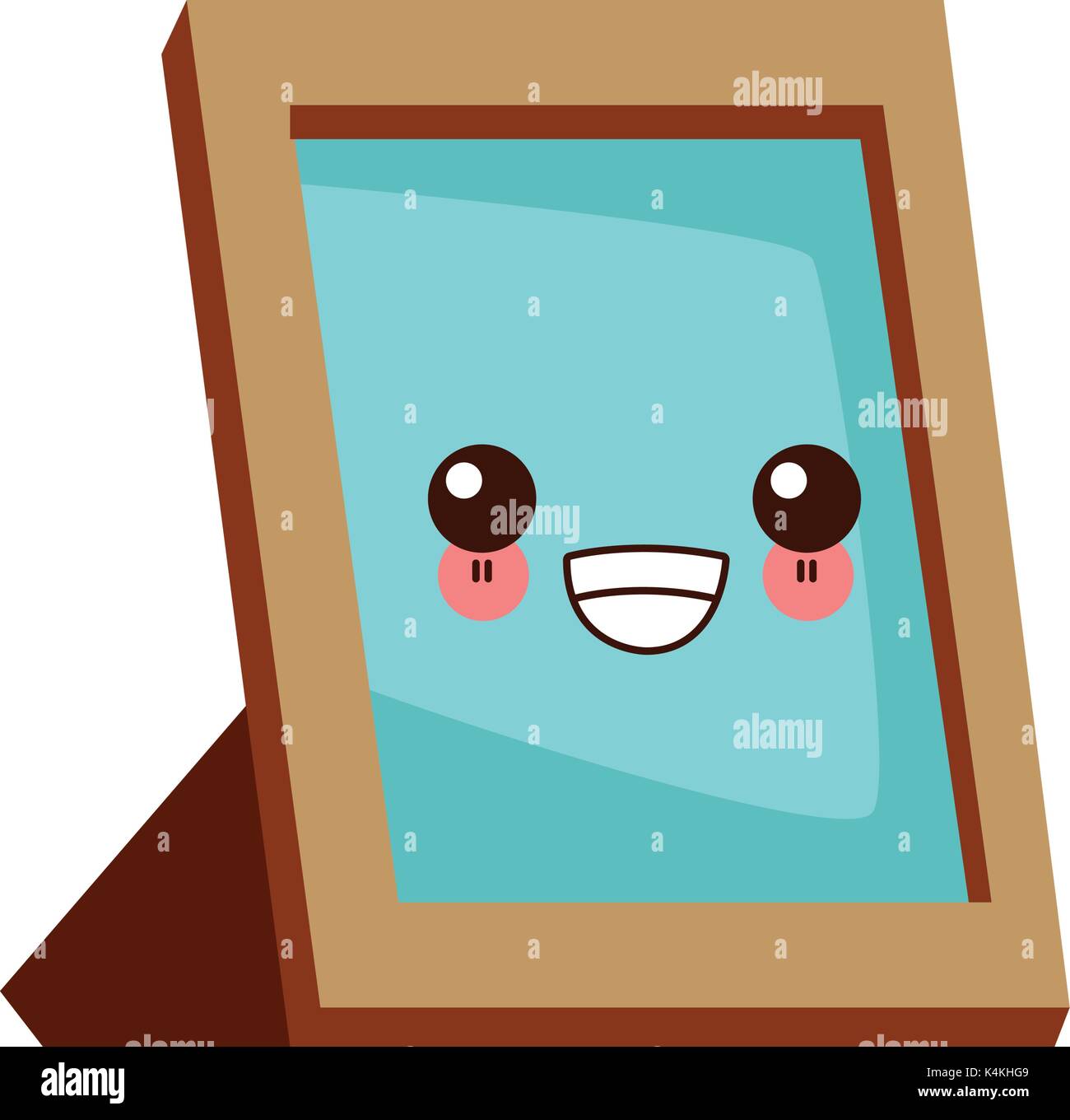 Blank picture frame cute kawaii cartoon Stock Vector Image & Art - Alamy