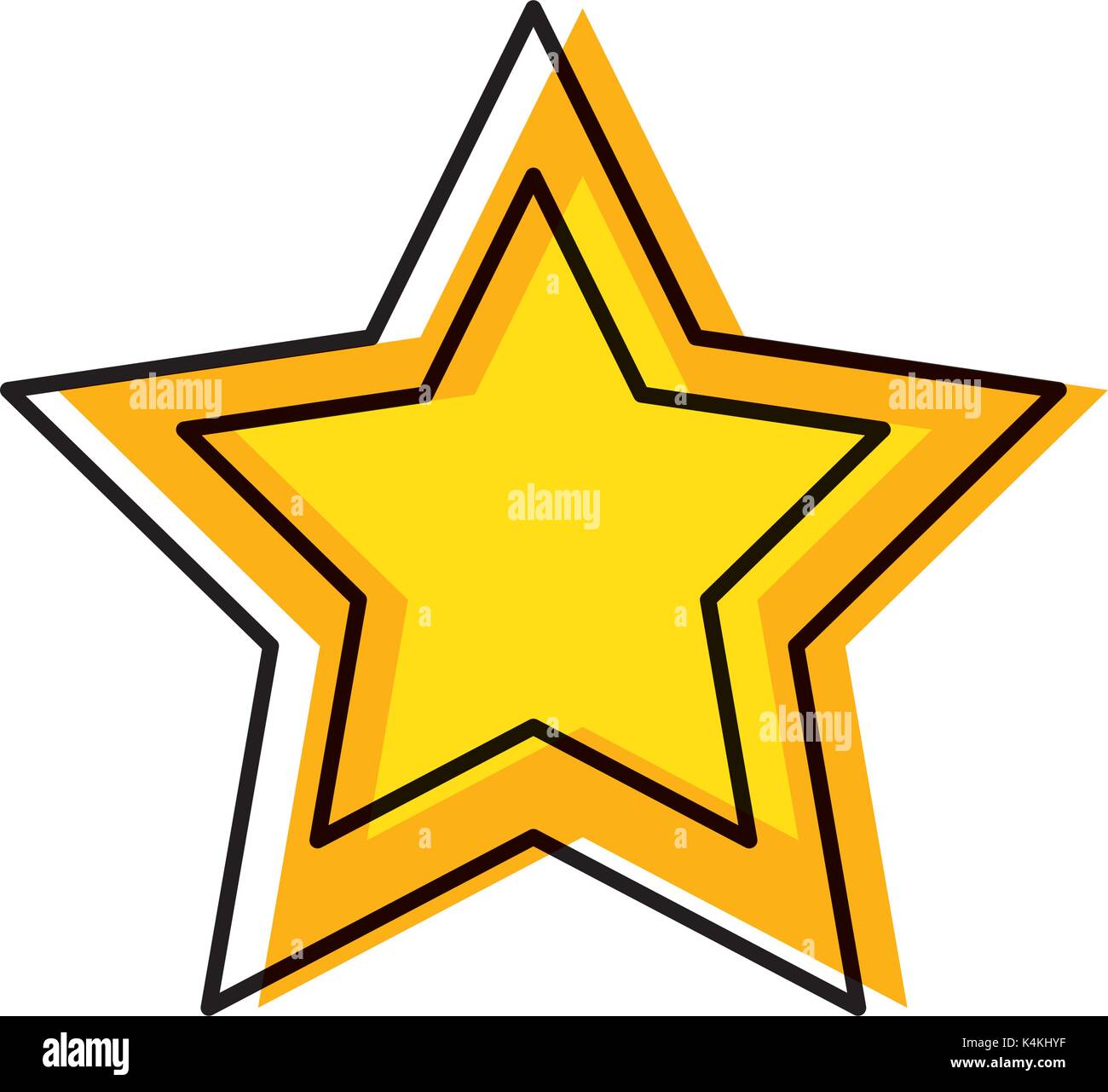 Star shape symbol Stock Vector Image & Art - Alamy