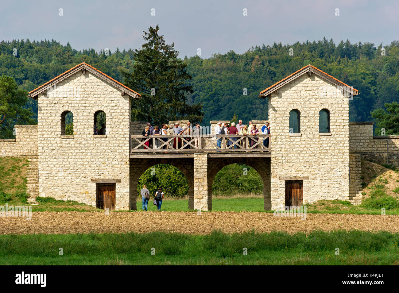 Porta praetoria, Roman fort Pfünz, Castra Vetoniana or Vetonianae ...