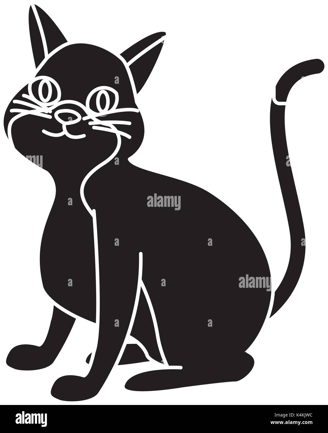 Cat pet cartoon Stock Vector Image & Art - Alamy