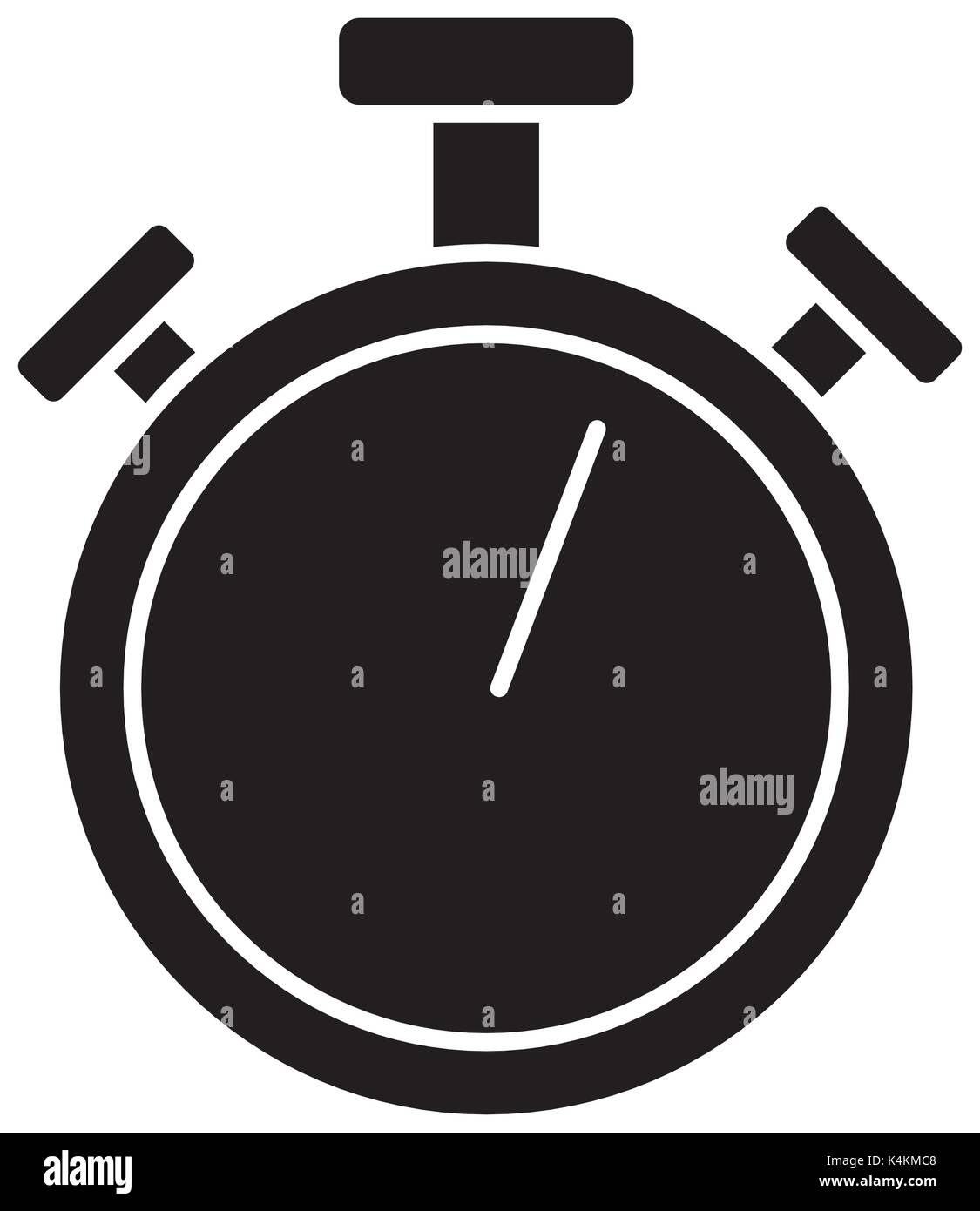Timer chronometer symbol Stock Vector Image & Art - Alamy