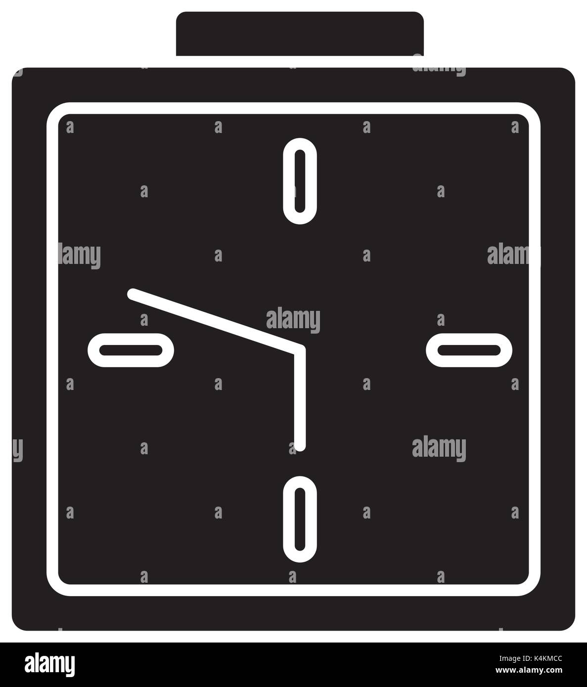 Wristwatch clock symbol Stock Vector Image & Art - Alamy