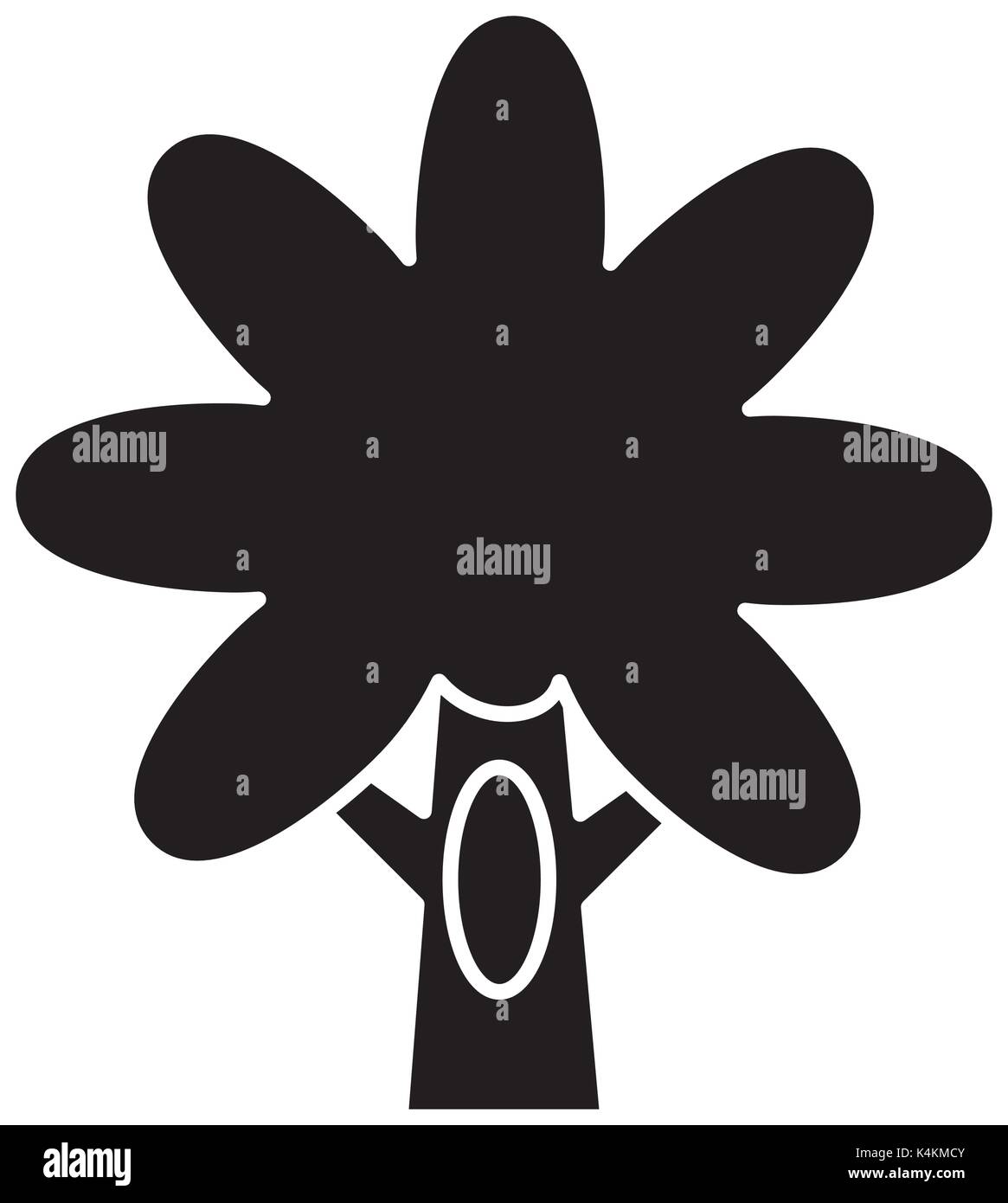 Tree nature symbol Stock Vector Image & Art - Alamy