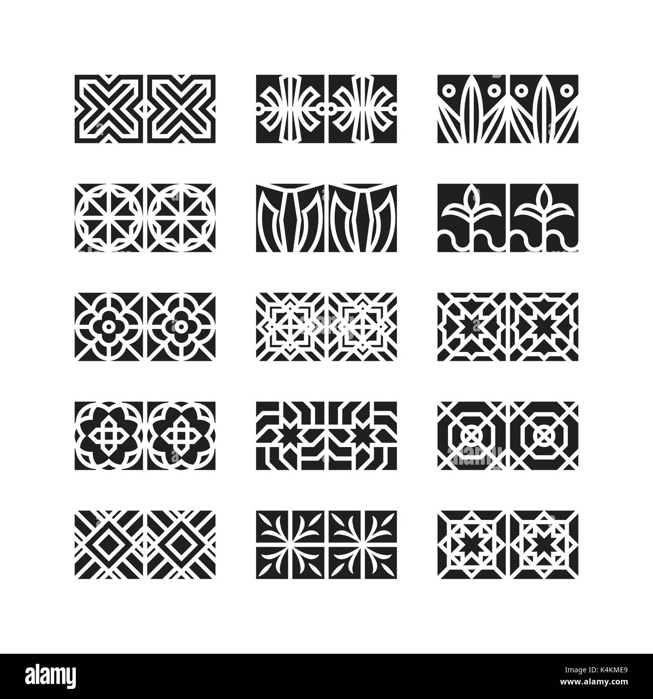 arabic ornament icon, vector set Stock Vector Image & Art - Alamy