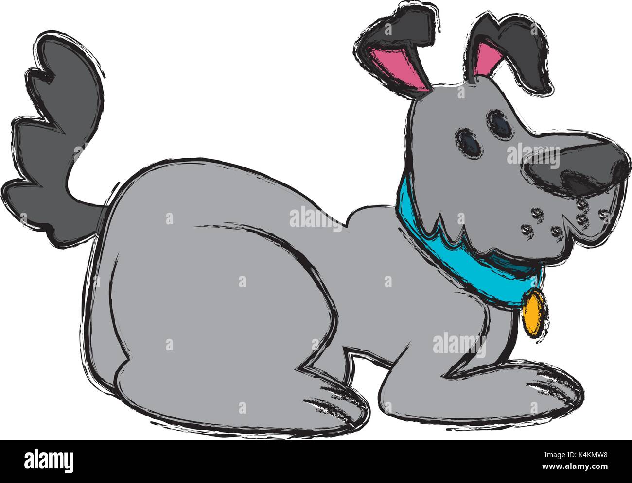 Dog pet cartoon Stock Vector Image & Art - Alamy
