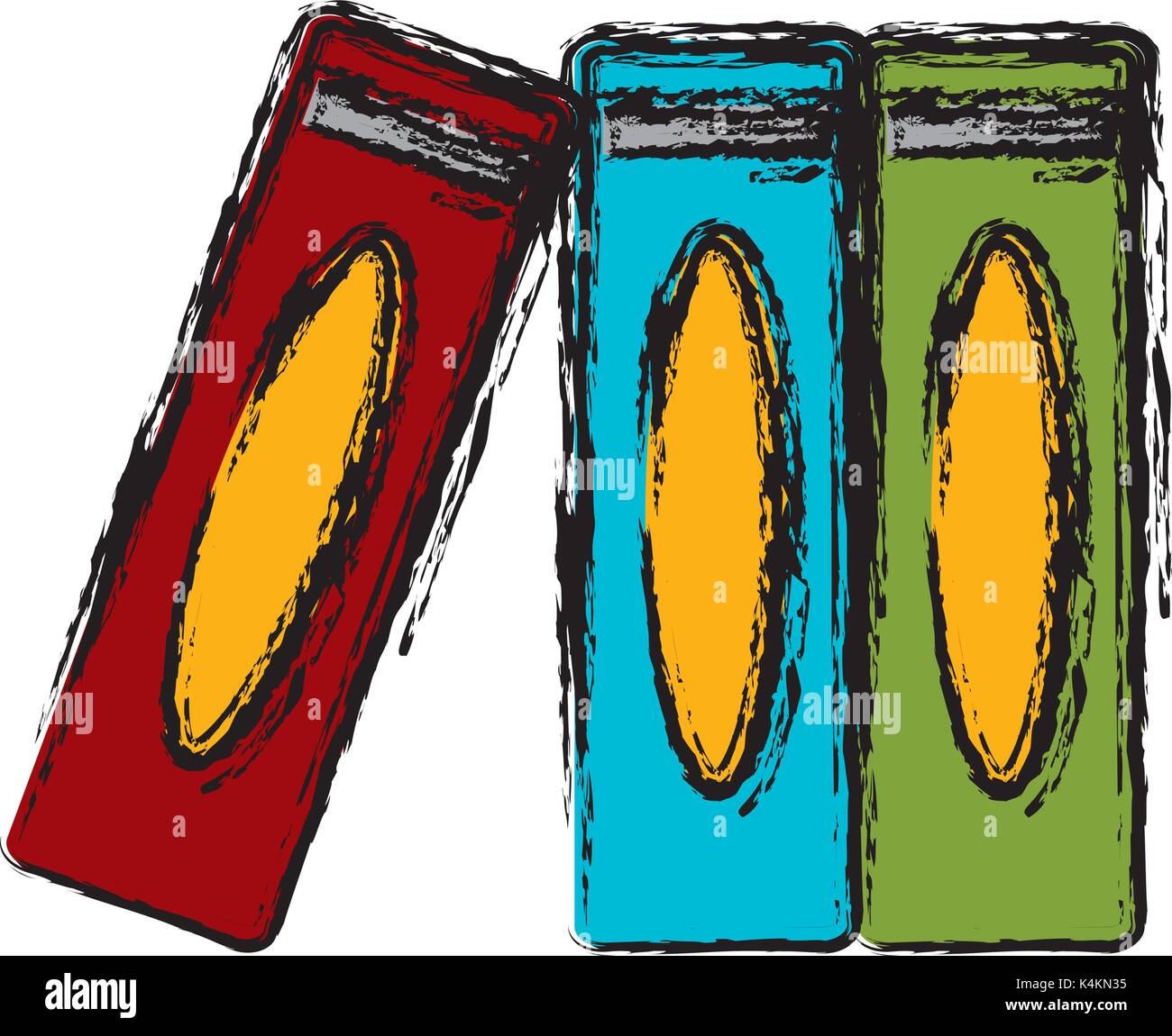 Set of books Stock Vector Image & Art - Alamy