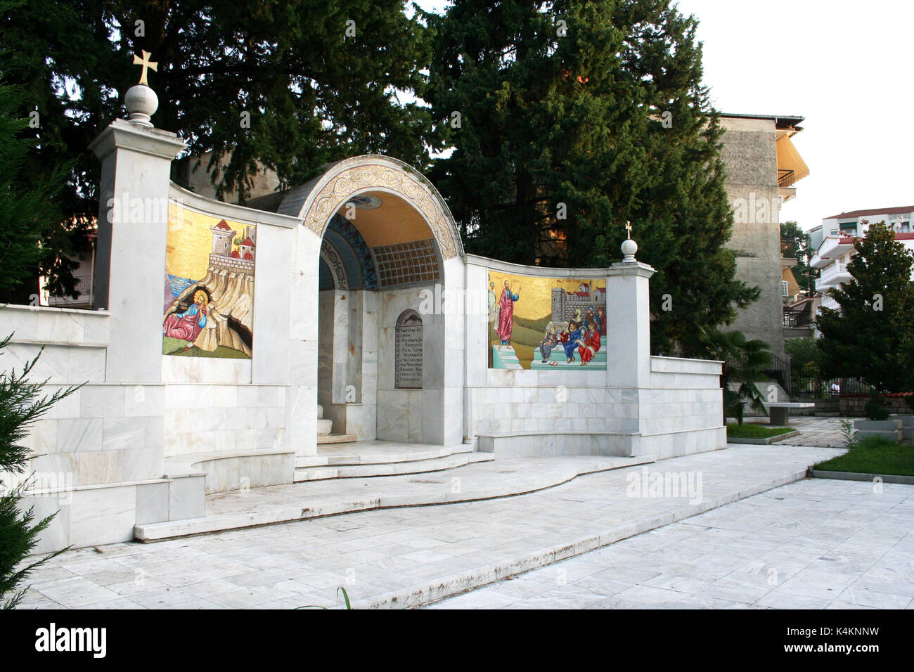St. Paul Monument in Berea, Greece (Verea, Greece). Acts 17 Stock Photo ...