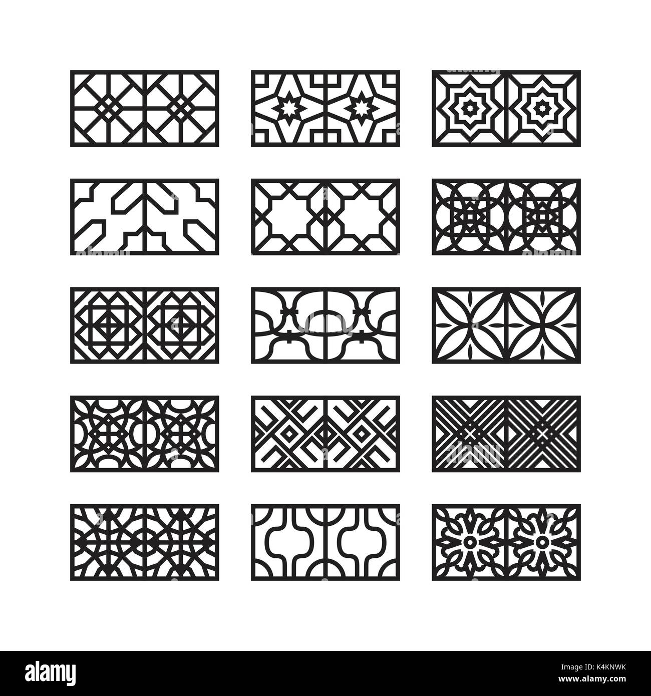 Mashrabiya vector vectors hi-res stock photography and images - Alamy