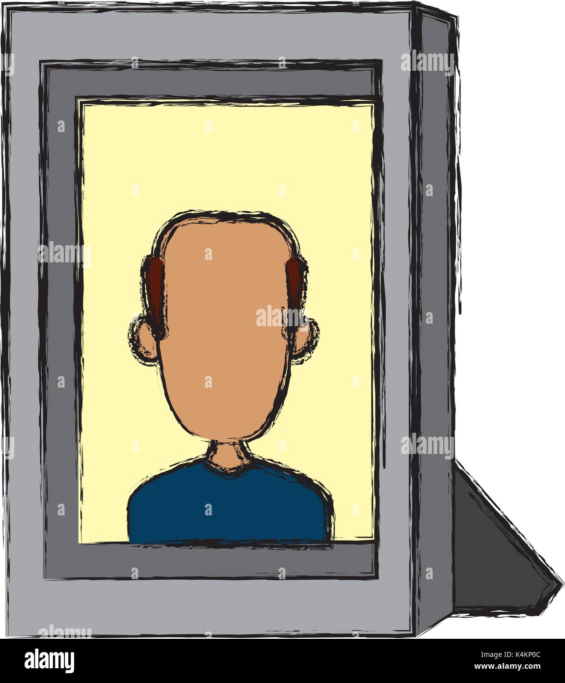 old man picture frame Stock Vector Image & Art - Alamy