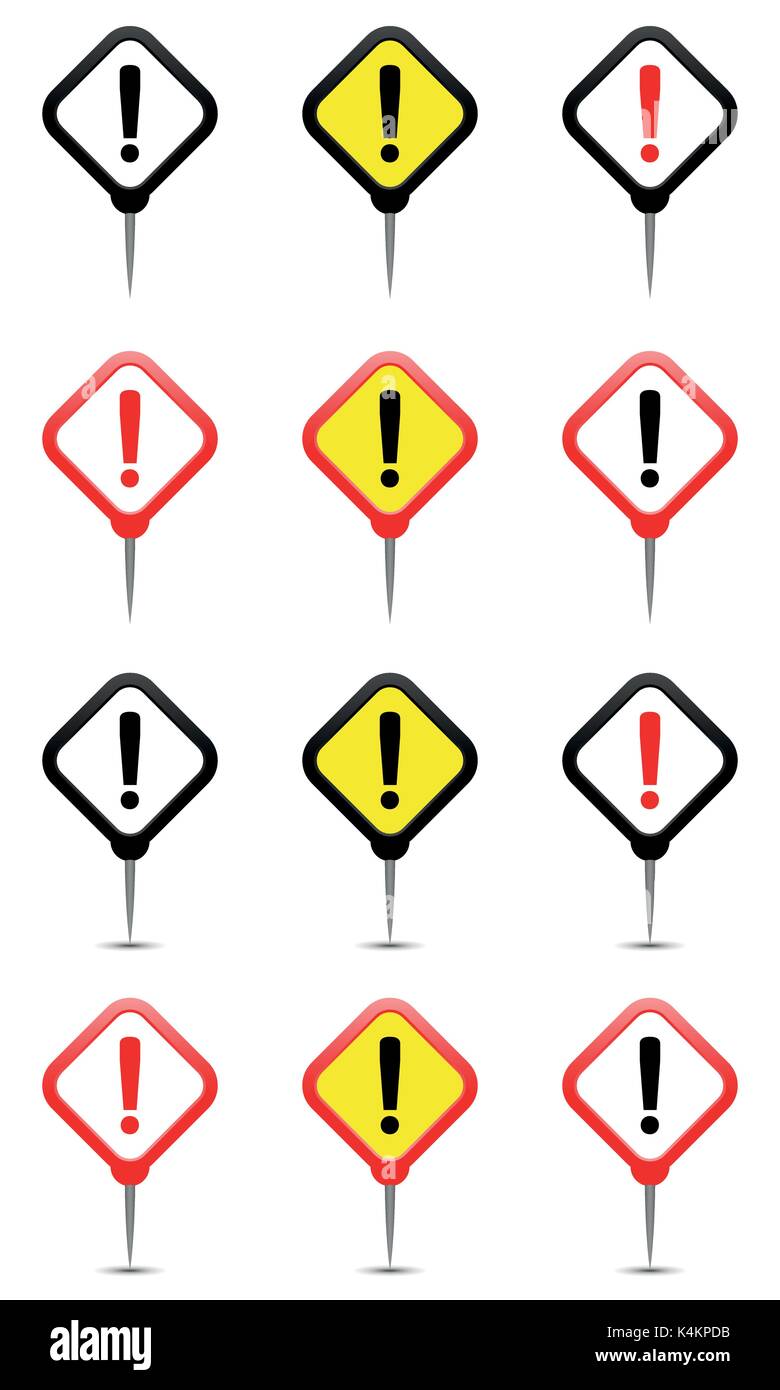 Hazard pointer Stock Vector Images - Alamy