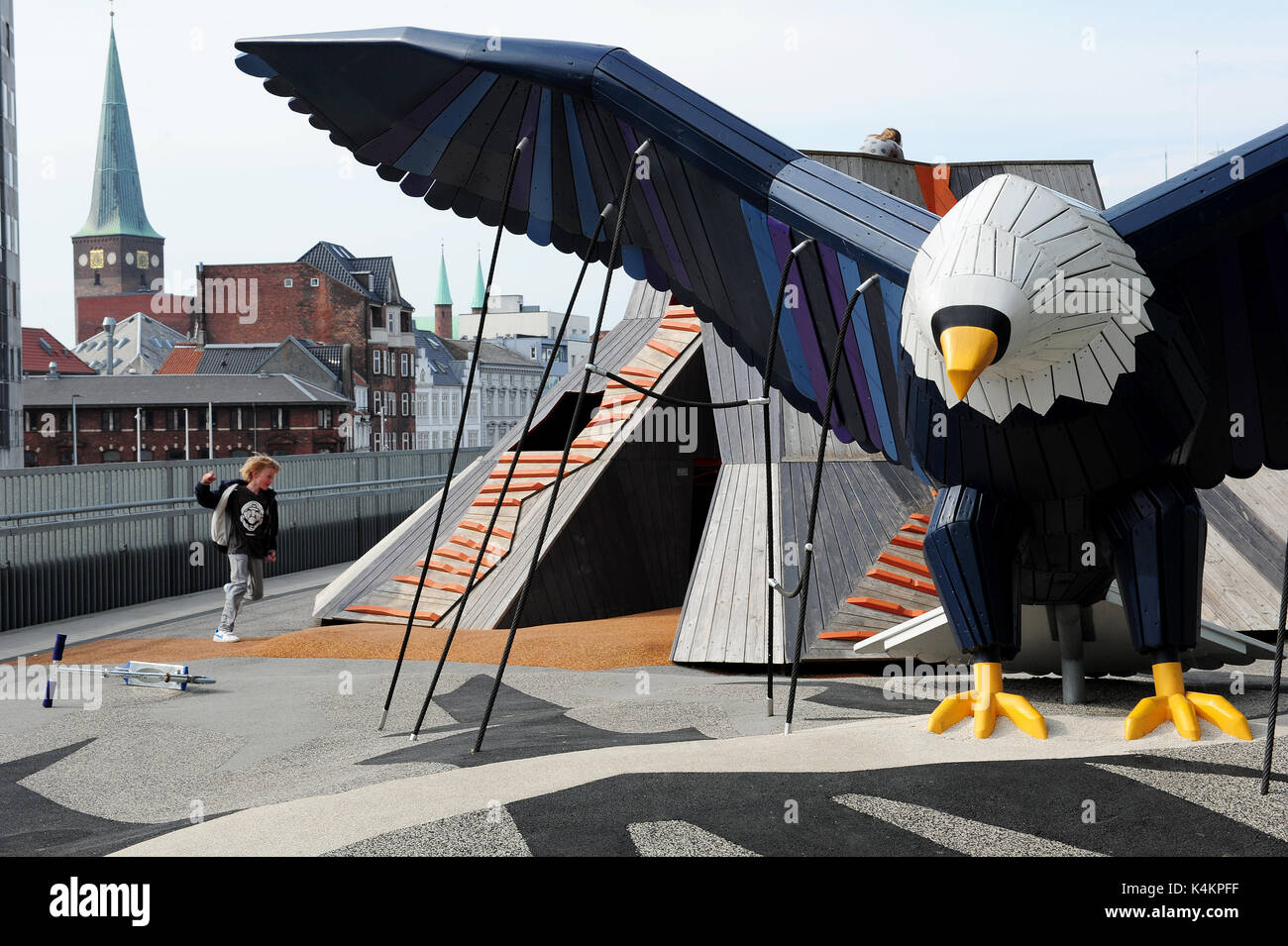 A playground area outside Dokk1, a new culture and multimedia house in ...
